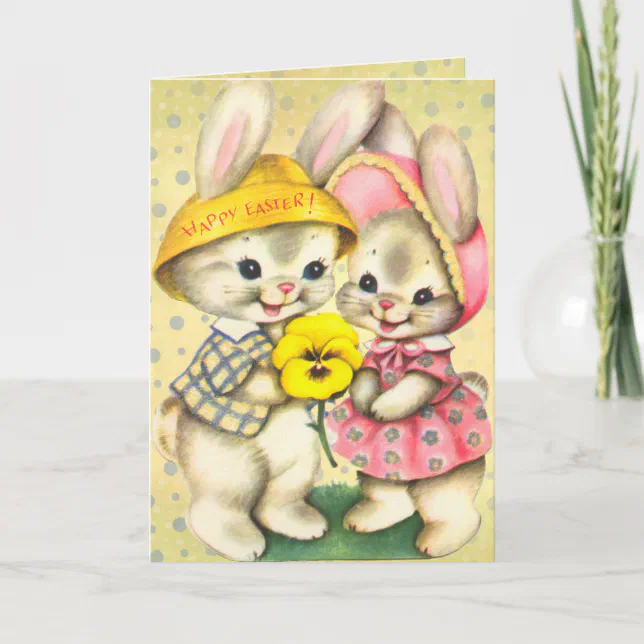 Vinage Easter cards for kids | Zazzle