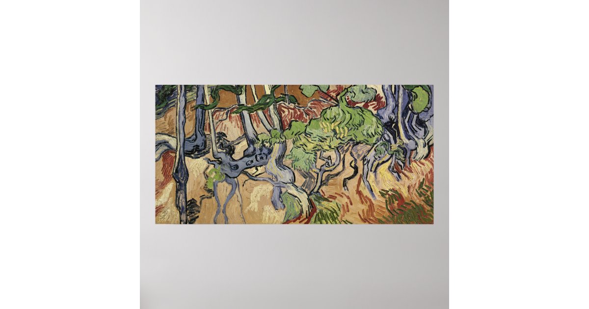 Vincent van Gogh | Tree roots, 1890 Poster | Zazzle