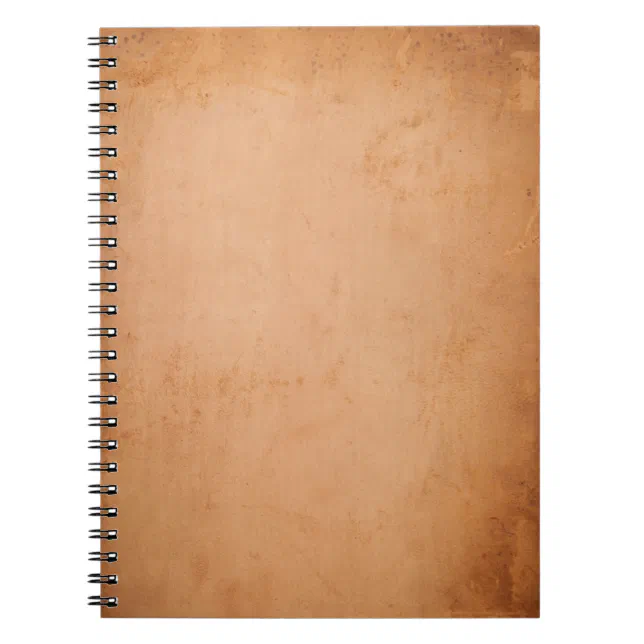 Vintage 1800s Leather Old Tan Texture Background Notebook | Zazzle