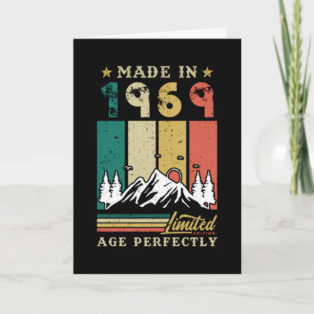 Vintage 1969 Birthday Card | Zazzle