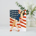 Vintage 4 th of July Pinup Postcard | Zazzle