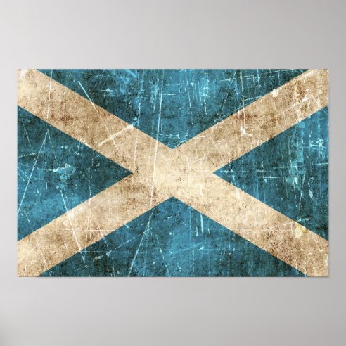 Scotland Flag Art & Wall Décor | Zazzle.co.uk
