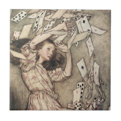 Alice In Wonderland Decorative Ceramic Tiles | Zazzle.co.uk