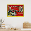 Vintage Art Macaroni Label Poster | Zazzle