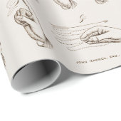 Vintage ASL Sign Language Christmas Gift Wrapping Paper | Zazzle