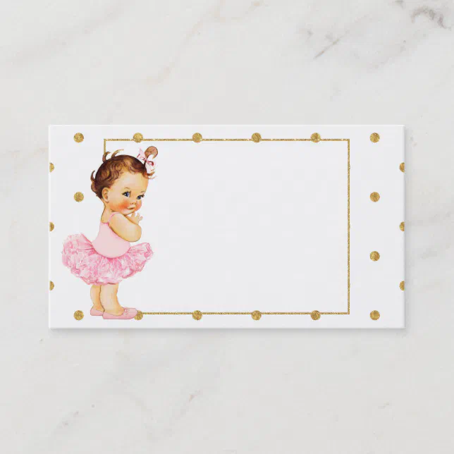 Vintage Baby Girl Princess Business Card | Zazzle