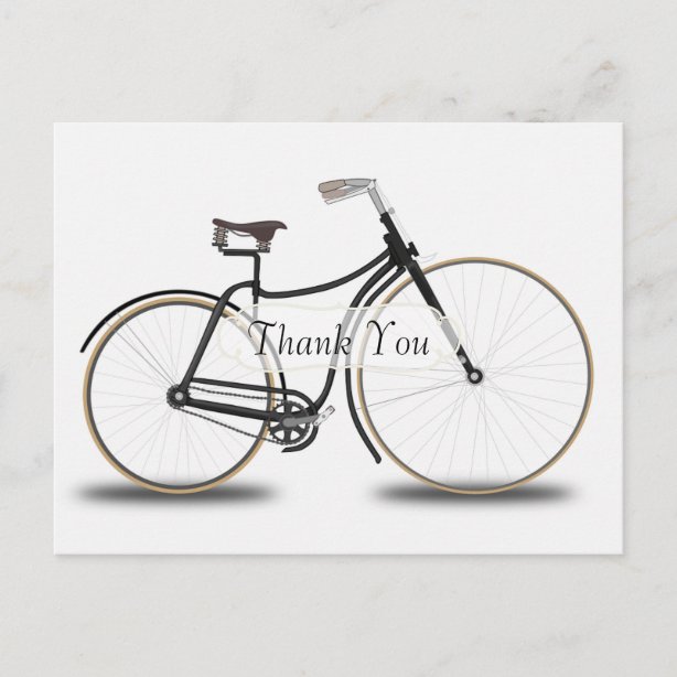 Bicycle Thank You Cards | Zazzle UK