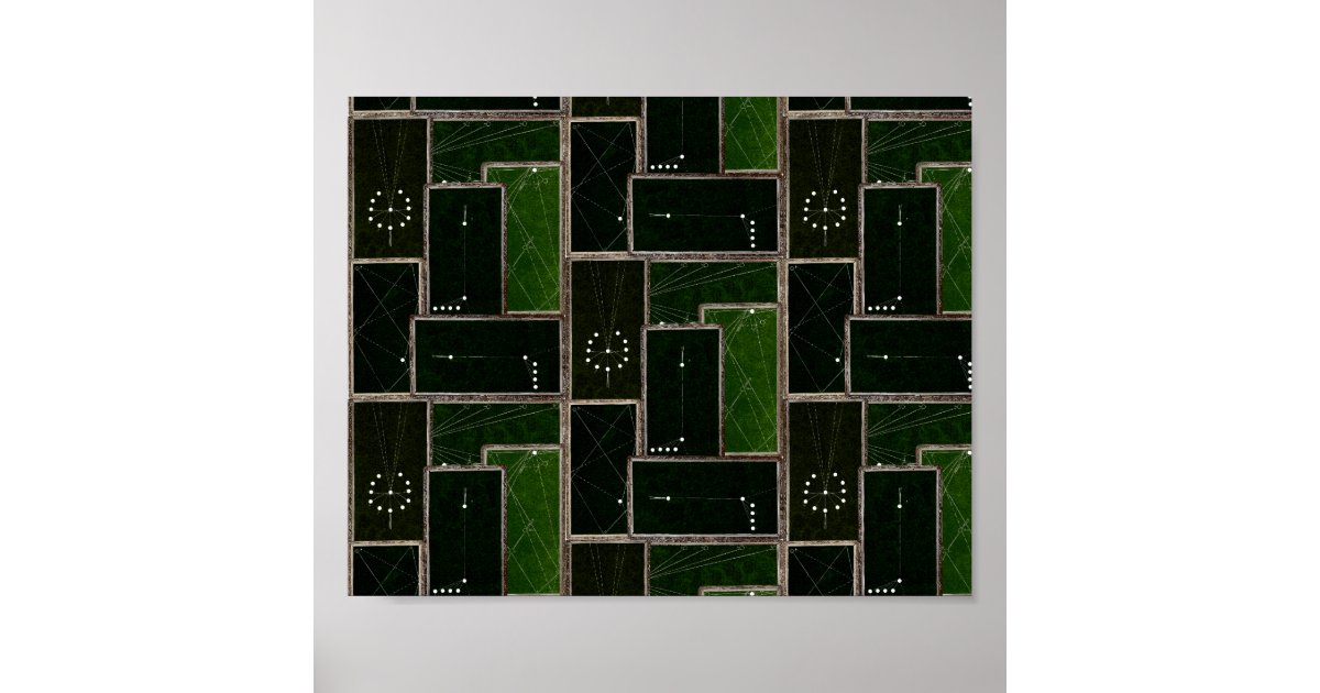 Vintage Billiards Table Pool Table Art Pool Sharks Poster | Zazzle