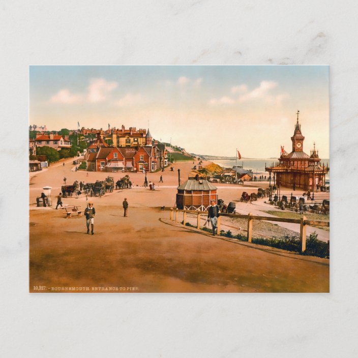 Vintage Bournemouth Dorset England Postcard | Zazzle.co.uk