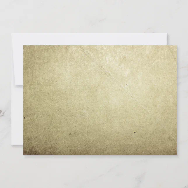 Vintage Brown old paper wedding invitation | Zazzle