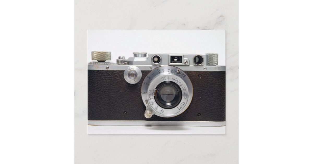 VINTAGE CAMERA 12 German Rangefinder by L - Postcard | Zazzle
