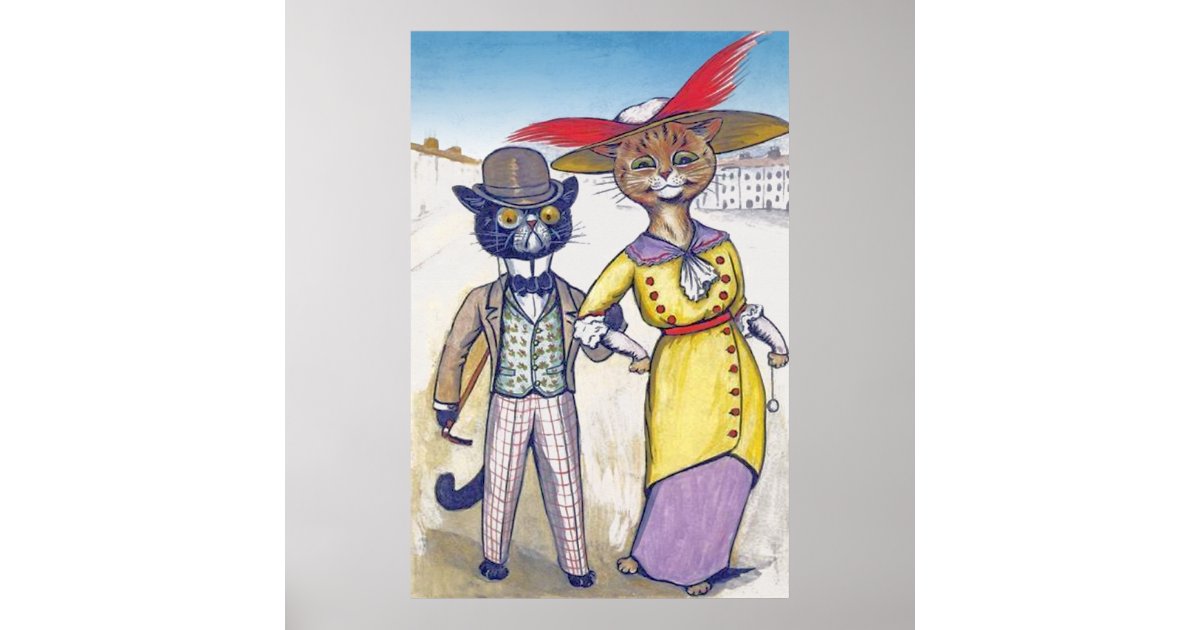 Vintage Catwalk Poster Print | Zazzle