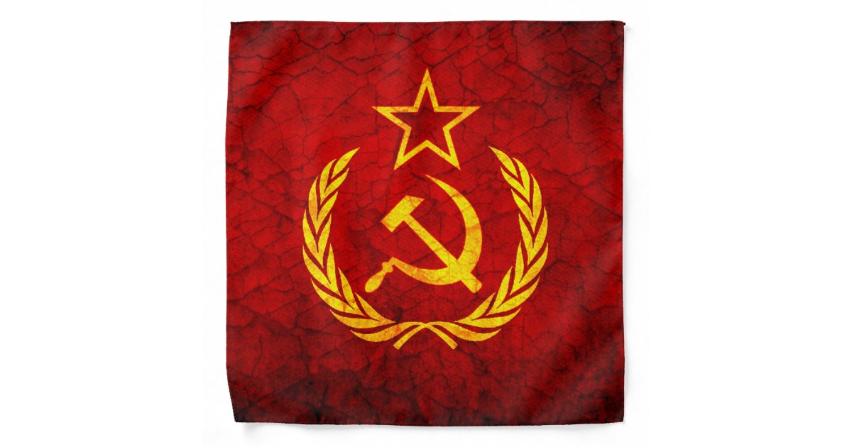 Vintage CCCP flag Bandana | Zazzle