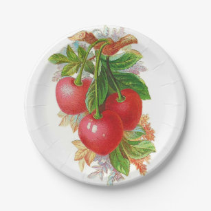 Cherry Kitchen Plates | Zazzle UK
