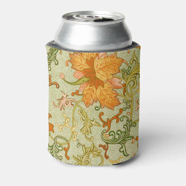 Vintage Chinese Ornament Jones Flowers Can Cooler | Zazzle