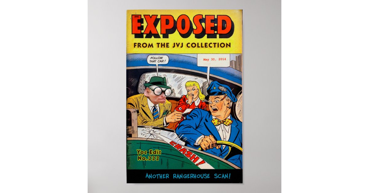 Vintage Comic Cover Poster | Zazzle