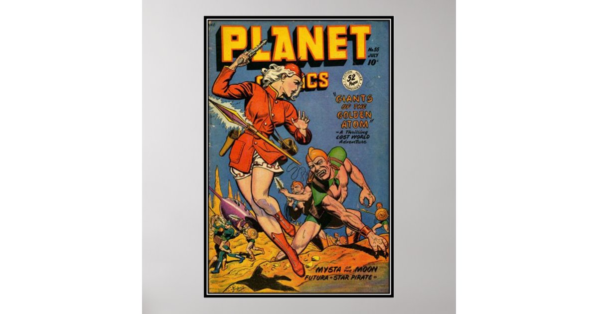 Vintage comic strips - poster | Zazzle