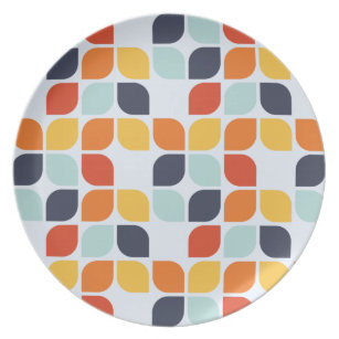 Geometric Design Plates | Zazzle UK