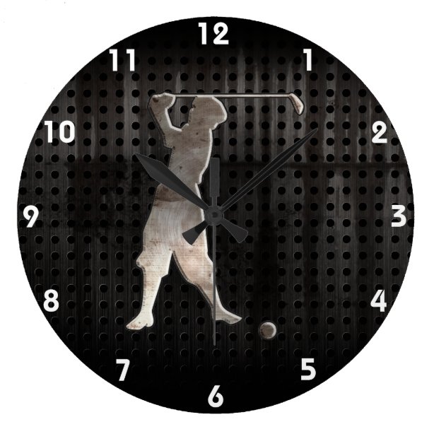 Golf Wall Clocks | Zazzle UK