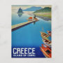 Vintage Greece Travel - Island of Corfu Postcard | Zazzle