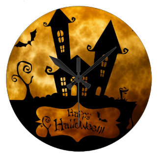 Halloween Wall Clocks | Zazzle.co.uk