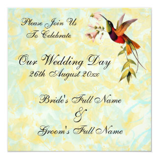 Hummingbird Wedding Invitations & Announcements | Zazzle.co.uk