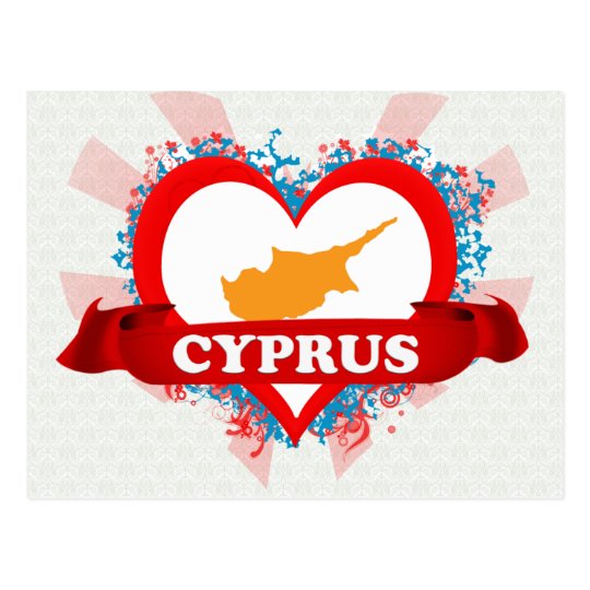 Vintage I Love Cyprus Postcard | Zazzle.co.uk
