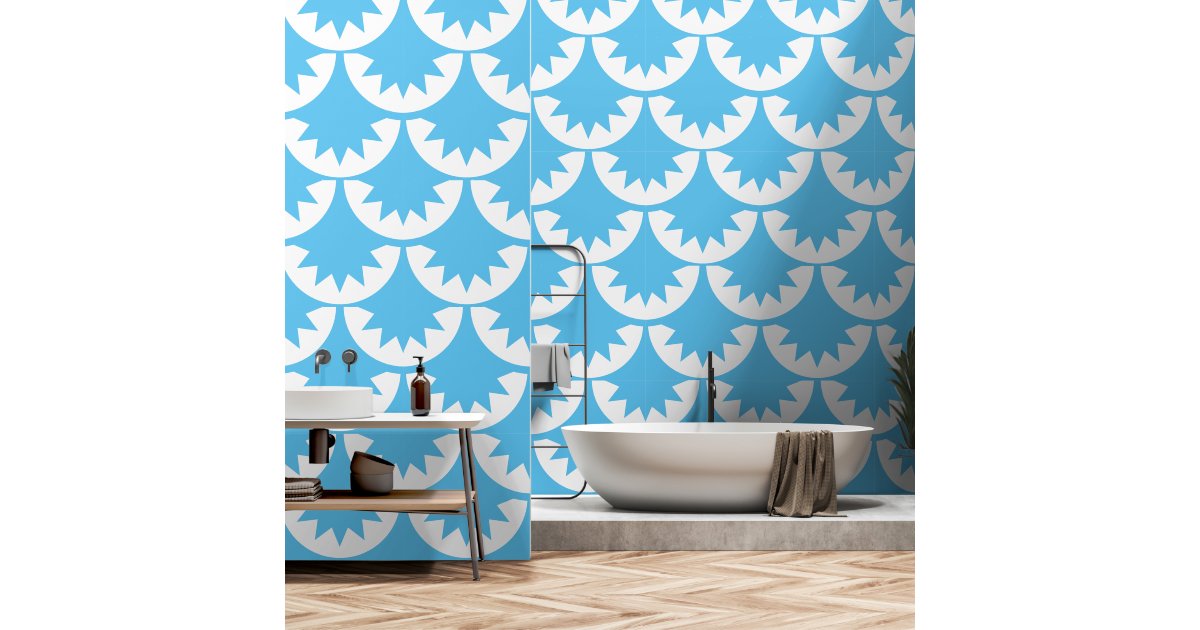 Vintage Japanese Koi Fish Scales Pattern Wallpaper | Zazzle