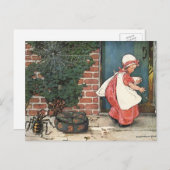 Vintage Little Miss Muffet Spider Nursery Rhyme Postcard | Zazzle