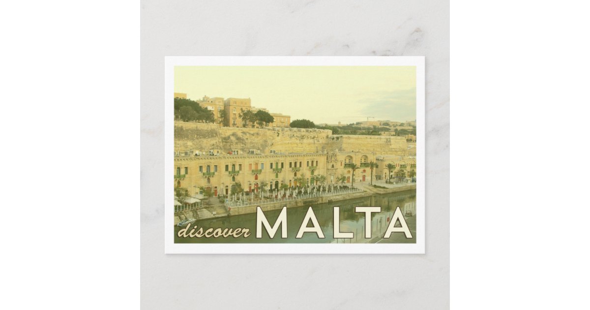 Vintage Malta Postcard | Zazzle