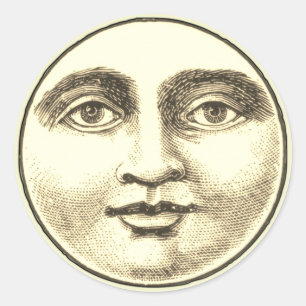 Vintage Moon Face Images