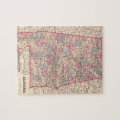 Vintage Map of Alabama Counties (1876) Jigsaw Puzzle | Zazzle