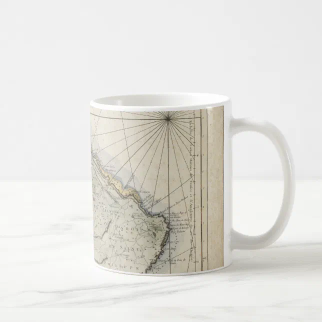 Vintage Map of Barbados (1758) Coffee Mug | Zazzle