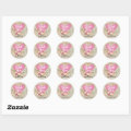 Vintage Map Thank You Sticker | Zazzle
