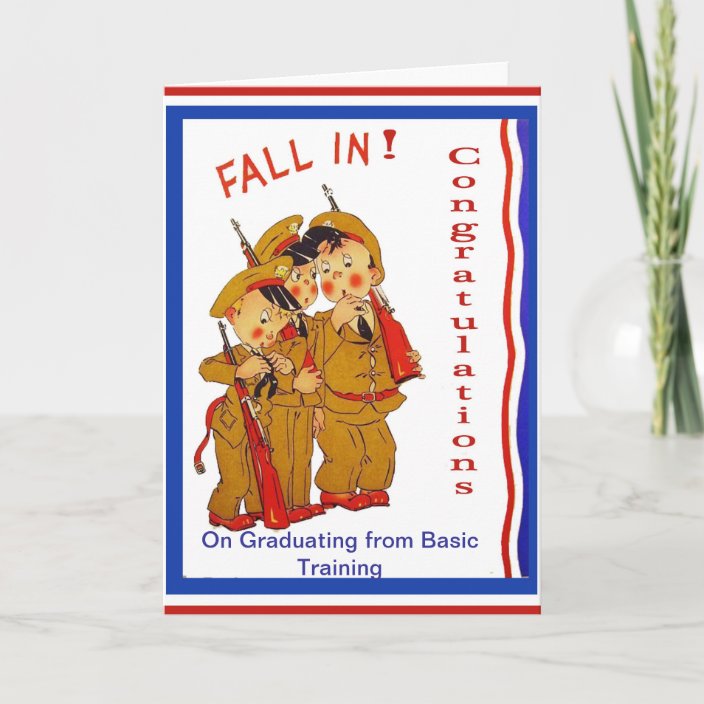 Vintage Military Congratulations Military Card | Zazzle.co.uk