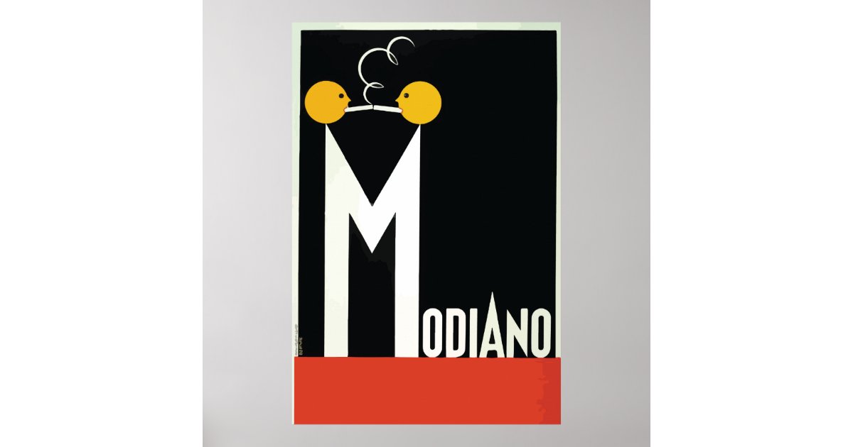 Vintage Modiano Cigarette Paper Poster | Zazzle