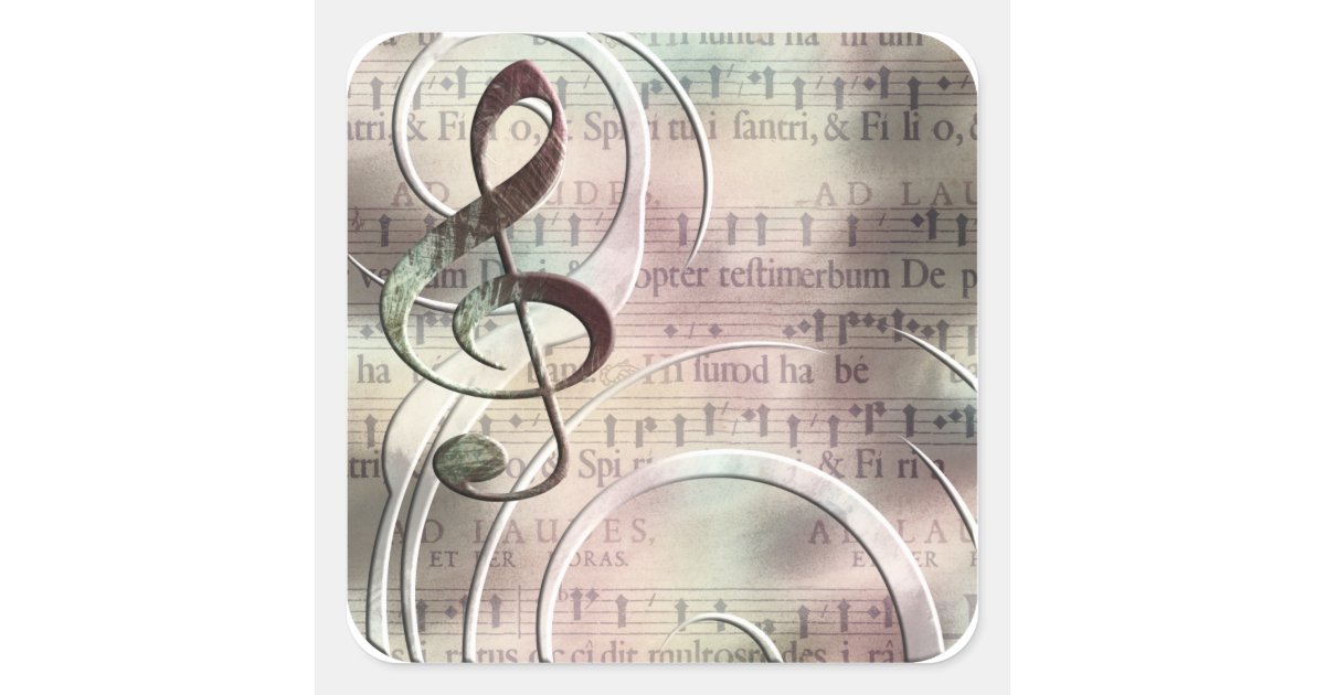 Vintage music stickers | Zazzle