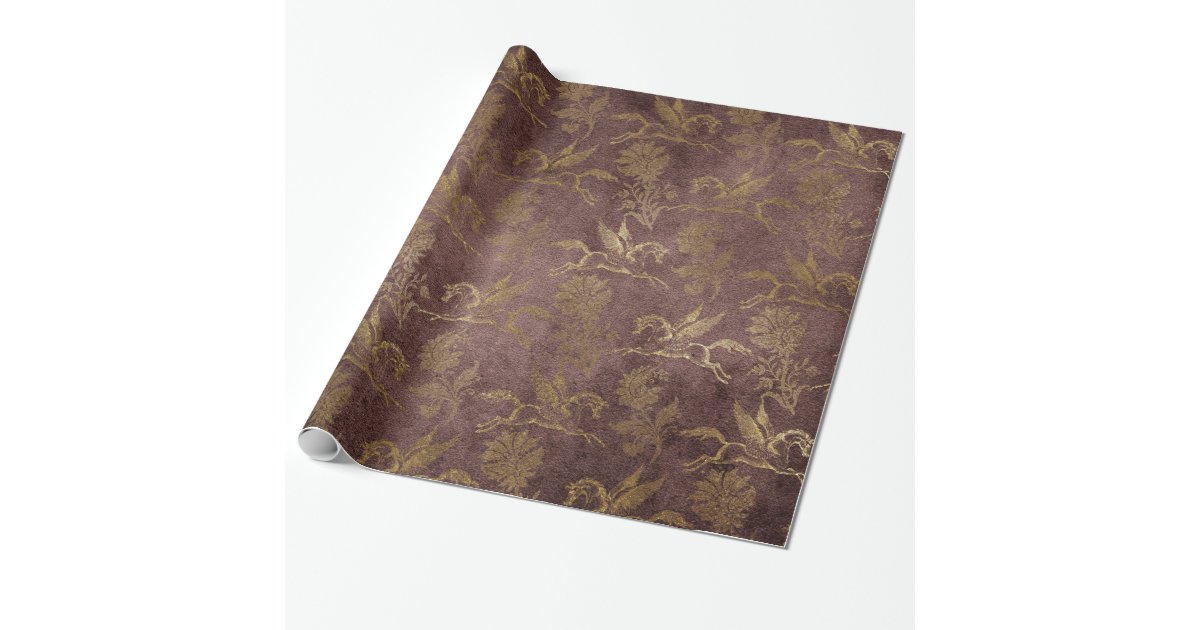 Vintage Mythology Fantasy Pegasus Wallpaper Wrapping Paper | Zazzle