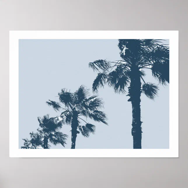 Vintage Palm Trees Poster | Zazzle