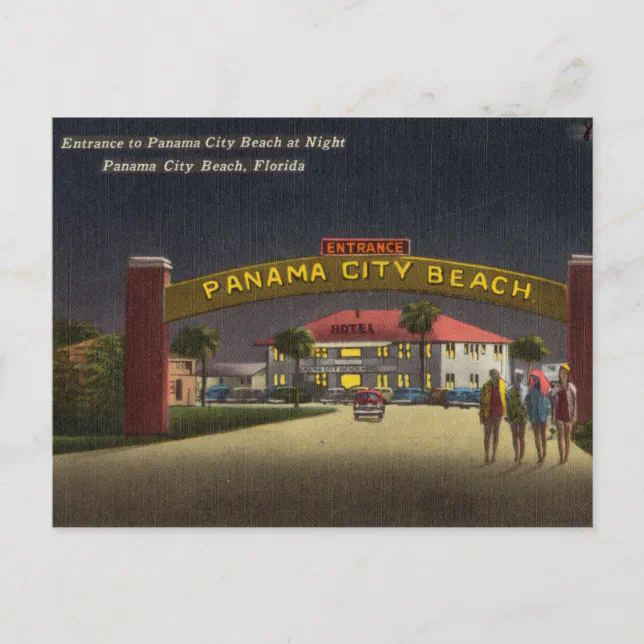 Vintage Panama City Beach, Florida Postcard | Zazzle