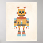 Vintage Robot Poster | Zazzle