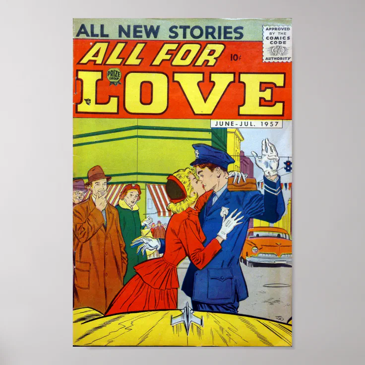 Vintage Romance Poster | Zazzle