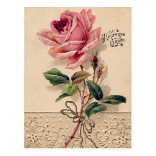 Vintage Rose Postcards | Zazzle UK