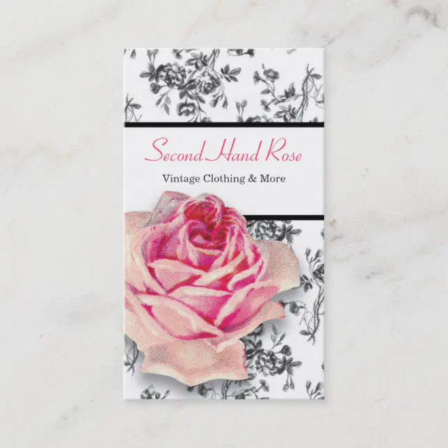 Vintage Roses Business Card | Zazzle