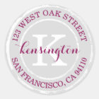 Charming Wedding Monogram Sticker - Black | Zazzle.co.uk