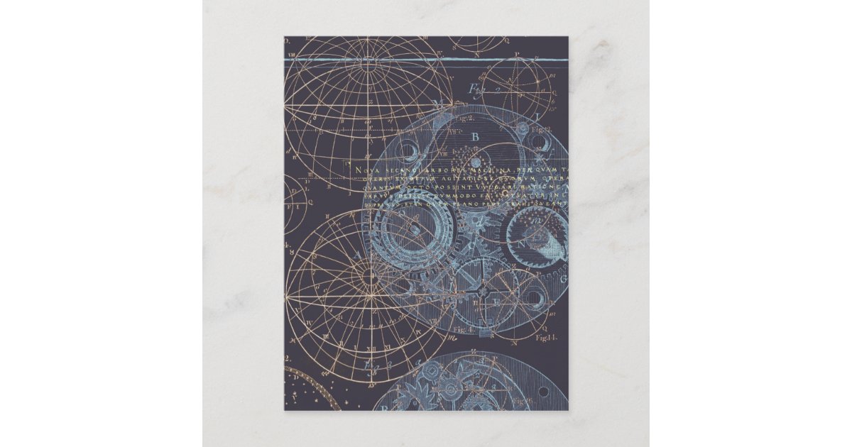Vintage Science Book Illustration Postcard | Zazzle