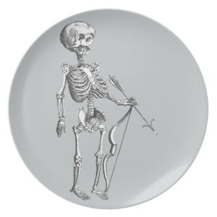 Vintage Skeleton Plates | Zazzle UK