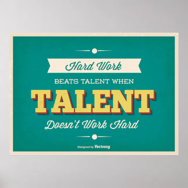 Vintage Style Typography Poster | Zazzle