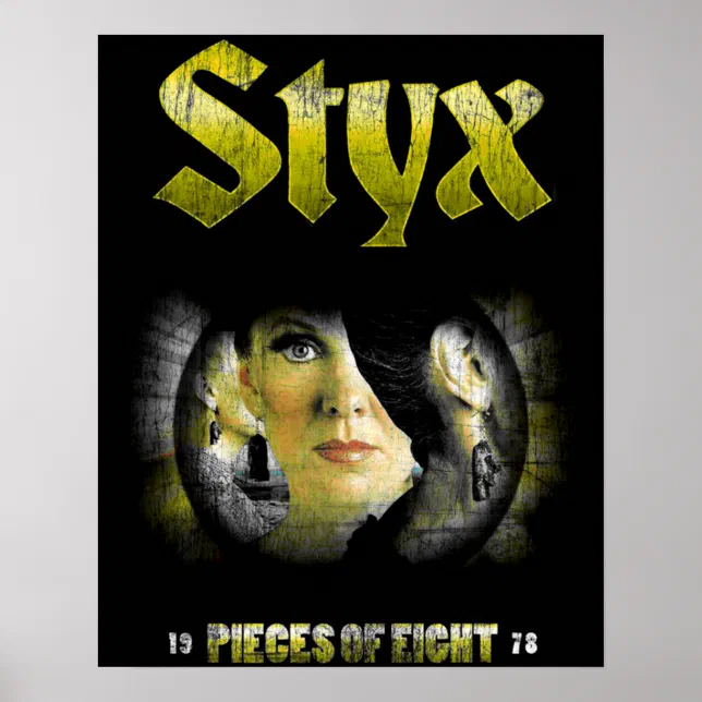 Vintage STYX Band 1978 Music Setup Official Poster | Zazzle