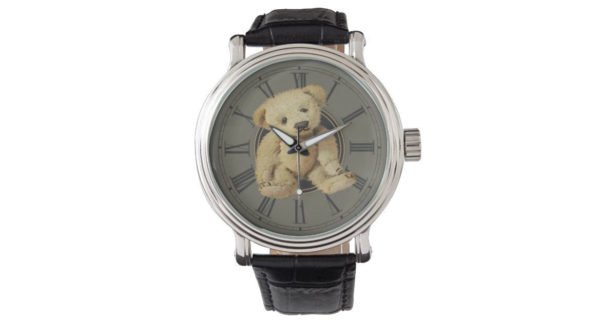 Vintage Teddy Bear Watches | Zazzle